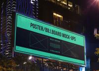 China Outdoor Double Pillar LED Billboard 5mm-10mm Pixel Pitch High Brightness Advertising Screen for sale