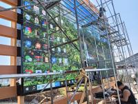 China Outdoor Full Color P5 LED Display 320x160mm Cabinet Quick Lock Seamless Installation IP65 Waterproof for sale