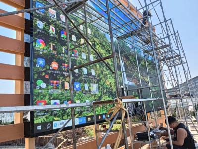China Outdoor Full Color P5 LED Display 320x160mm Cabinet Quick Lock Seamless Installation IP65 Waterproof for sale