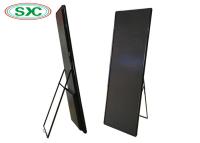 China P2.5 P3 Indoor LED Poster Screen 35mm Thin Asynchronous Control Shop Entrance Display for sale