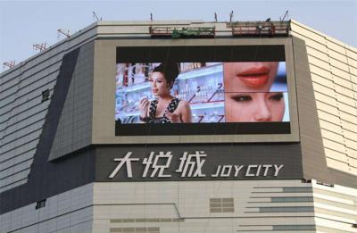 China Outdoor p6  Full Color LED Display with ironed steel cabinet construction offering sturdy support for fixed video wall installations for sale