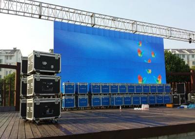 China Outdoor P10 4x5m LED Advertising Screen Digital Billboard High Brightness 6000cd for sale