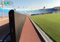 China P10 Outdoor RGB LED Display SMD 3535 10mm Pitch 7000 Nits Stadium Perimeter Advertising Screen for sale