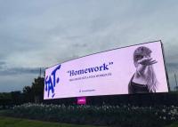 China Outdoor Commercial LED Display P6 Full Color Fixed Series Sign for Buildings 256x128mm for sale