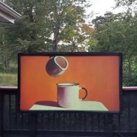 China P10 Outdoor Fixed LED Display 960x960mm Iron Waterproof Cabinet Full Color 10000dots/sqm for sale