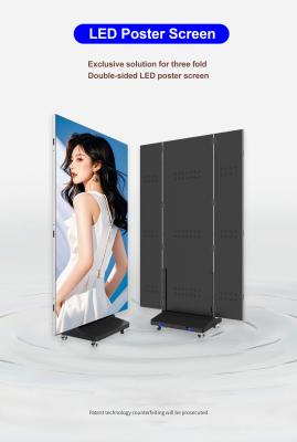 China Module Resolution 160*80 LED Poster Display Featuring P2mm Pitch and SMD2121 LED Chips Ideal for Indoor Digital Marketing for sale
