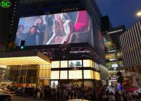China Outdoor Full Color LED Display P10 90 Degree Corner IP65 Waterproof 8000cd Brightness for sale