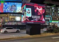 China Outdoor Full Color LED Display P10 90 Degree Corner IP65 Waterproof 8000cd Brightness for sale