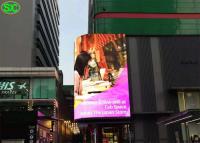 China Curved P10 Outdoor LED Display Screen SMD3535 IP65 10000pixels/m² 8000cd Brightness for sale