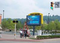 China Full Color RGB LED Display Waterproof P10 Screen 6000cd/m2 Brightness Fixed Installation for sale