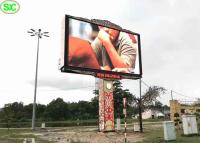 China Digital P6 Outdoor Full Color LED Display Board SMD 3535 DIP Waterproof IP65 27778 pixels per sqm for sale