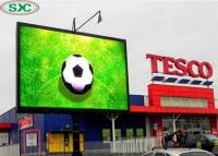 China IP65 Outdoor LED Display DIP P10 960x960mm 1/4 Scan 160x160mm Module 6000cd/m2 for sale