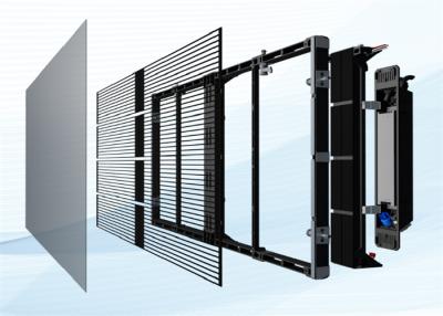 China SMD1921 Transparent LED Display G3.91-7.8125 4500cd Indoor Window Screen for sale