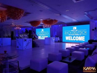 China P2 SMD Full Color Indoor LED Display Screen 512x512mm Die Casting Aluminum Cabinet 250000 Pixels per sqm for sale