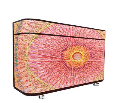 China P2.5 Indoor High Brightness High pixel Front Desk Led Display With Wheels for sale