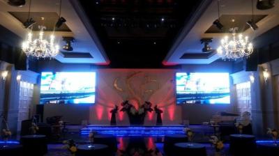 China Indoor P3.91 LED Display Screen 500x1000mm Cabinet for Wedding Background Rental for sale