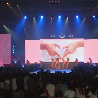 China Full Color SMD Rental LED Display Screen 3.91mm Pixel Pitch 500x1000mm for Advertising for sale