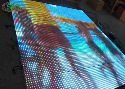 China P6.25 Outdoor LED Dance Floor Screen with 5000cd/sqm Brightness and 200kg Load Capacity for Concerts for sale