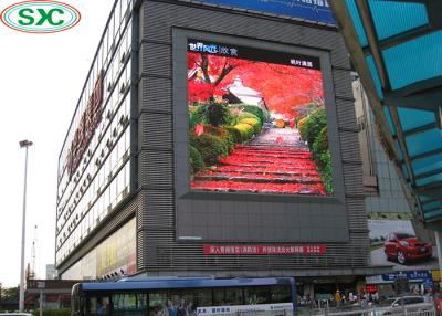 China P10 Outdoor Full Color LED Display 960x960mm Cabinet 6000cd Brightness Advertising Billboard for sale