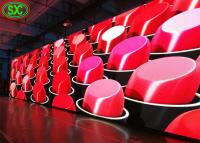 China 1200cd/m2 Brightness Curved LED Panel P3.91 P4.81 HD Rental Stage Backdrop 500x500mm for sale