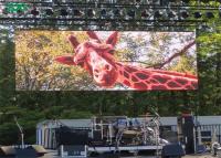 China Full color Outdoor Led Advertising Screens 500x1000mm Video Display Function for sale