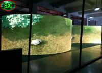 China P10 Outdoor LED Display Screen 6500cd Brightness Curved Video Wall for Advertising for sale