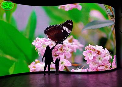 China Wifi Curve SMD P4 LED Screen 62500 Pixel 16 Scanning Dustproof Waterproof for sale