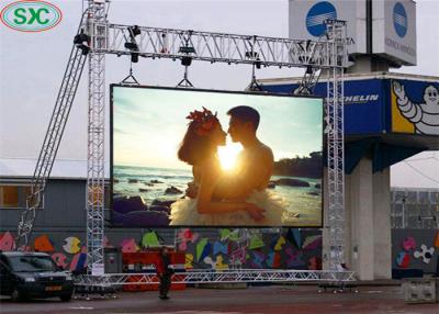 China P6 Outdoor Full Color LED Video Screen Display Rental 576x576mm 6500cd/m2 for sale