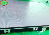 China Interactive LED Dance Floor 25600 Pixels per Sqm SMD2727 for Advertising Car Show Stage for sale