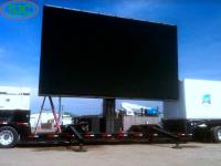 China Movable P6 IP65 Outdoor Full Color LED Sign Display for Truck Advertising 6500cd Brightness for sale