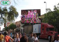 China Movable P6 IP65 Outdoor Full Color LED Sign Display for Truck Advertising 6500cd Brightness for sale