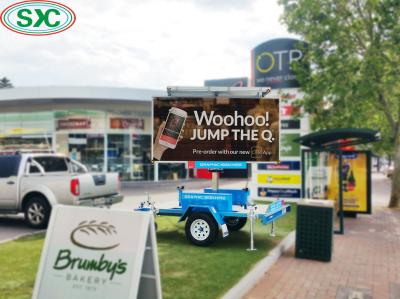 China Full Color LED Truck Display Screen 10mm Pixel Pitch 10000 Dots per Sqm Outdoor Advertising for sale