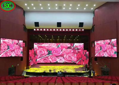 China Indoor LED Stage Backdrop P4.81 500x500mm for Church Hotel Conference Screen for sale