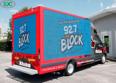 China P6 Mobile Truck LED Display 60Hz Computer Synchronous Control IP65 Outdoor Advertising Screen for sale