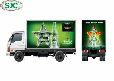 China P6 Mobile Truck LED Display Screen 2727 Lamp Size 5000-8000 Nits for Outdoor Advertising for sale