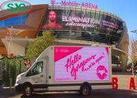 China Outdoor P10 Mobile Truck LED Display 5500cd Brightness Advertising Screen for sale