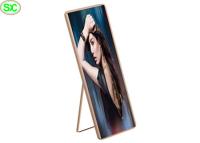 China P3 HD Indoor LED Digital Poster Display 5cm Thin 111,111 Pixels/m² 2500cd/m² Brightness for sale