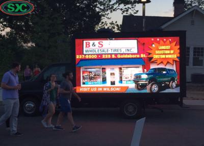China Full Color LED Mobile Digital Advertising Sign Trailer P8 P10 1/4 Scan Outdoor for sale