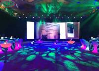 China P3.91 500x500mm Indoor LED Video Wall SMD 2121 128x128 Resolution Die Cast Aluminum Cabinet for sale