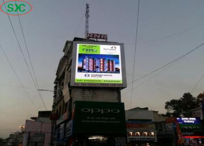 China P10 SMD3535 Outdoor LED Billboard 5500cd/m2 Brightness 960x960mm Cabinet for sale