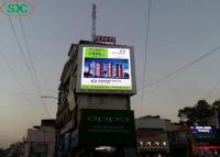 China Wall Mounted Outdoor Full Color LED Display P10 10000 Dots per Sqm HD 5500 cd/m² for sale