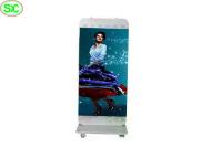 China Flexible HD Digital LED Poster Display P4.8 Outdoor Waterproof 1920Hz Refresh Rate for sale
