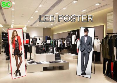 China Ultra Thin P3 LED Poster Board 4cm Thickness Portable Digital Display 192x192mm Module for sale
