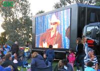 China P10 Outdoor Mobile Truck LED Display Screen 5500cd/m2 Brightness 10mm Pixel Pitch for sale