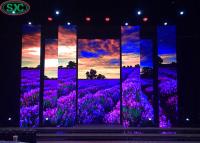 China Indoor LED Video Wall P4 4mm Pitch 1200cd Brightness 62500 Dots Rental Display for sale