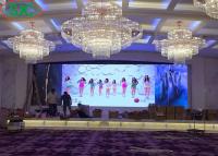 China P4 Indoor Full Color LED Display 1R1G1B 256x128mm Module Advertising Screen for sale