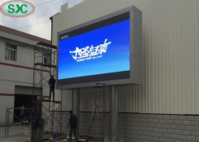 China 1/8 Scan P6 Full Color LED Advertising Screen TV Wall Column Structure Display for sale