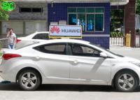 China P6mm HD Full Color Taxi Top LED Sign Display with WiFi 4G Control DC12V for sale