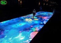 China P6.25 Portable LED Video Dance Floor 1000x1000mm Outdoor Waterproof for Party for sale