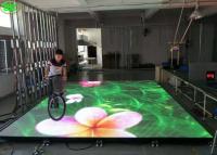 China P4.81 SMD LED Video Dance Floor 500x500mm Interactive Smart Digital Floor for Wedding for sale